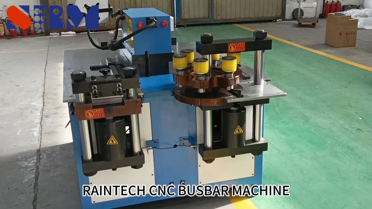 Raintech Hydraulic Cnc Busbar Bending Cutting Punching Machine 3 In 1 ...