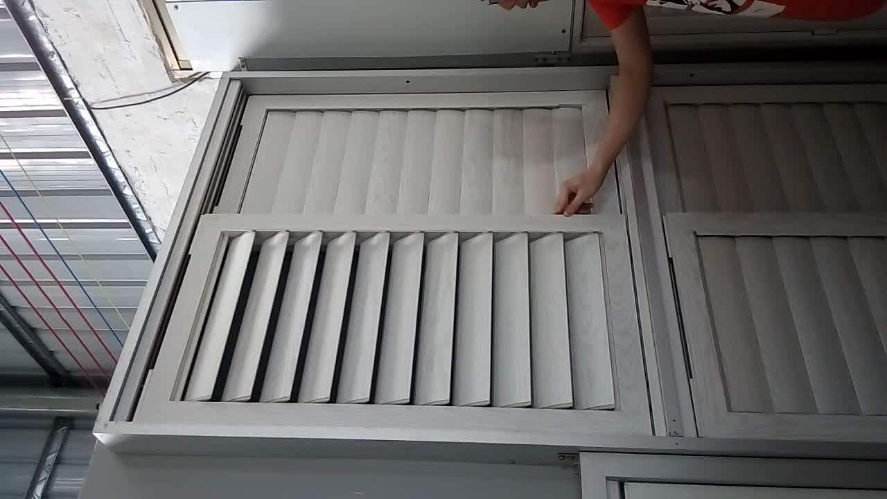 Decorative Exterior Aluminum Profile Shutter Sliding Door - Buy ...