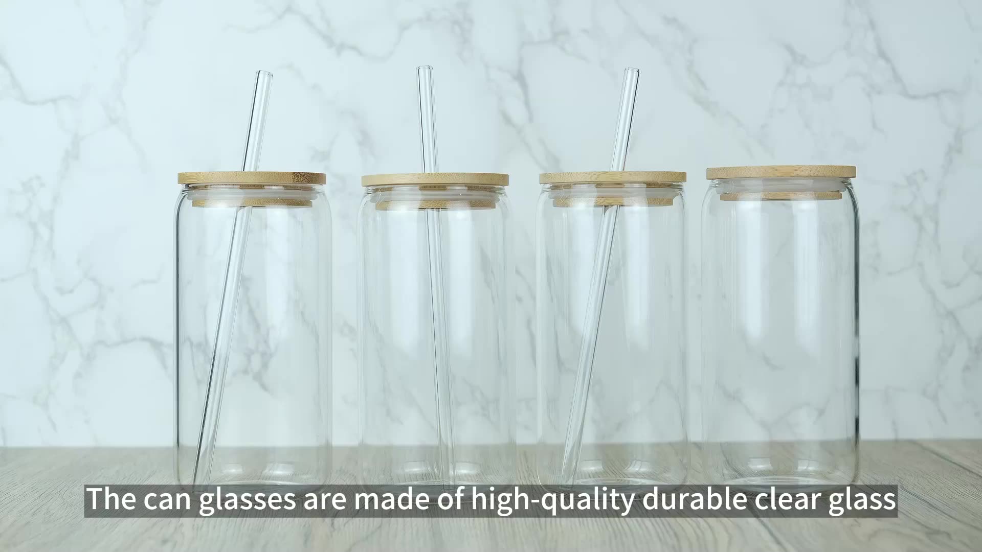 Hot Water High Borosilicate Glass Mug 550ml Fruit Decal Clear Glass ...