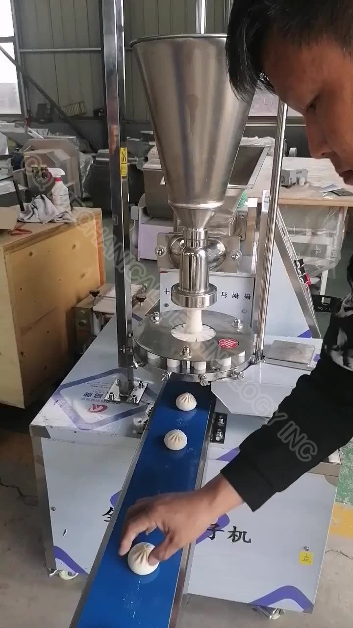 Pao Machine Semi Auto Two Hopper Momo Making Machines Automatic Baozi ...