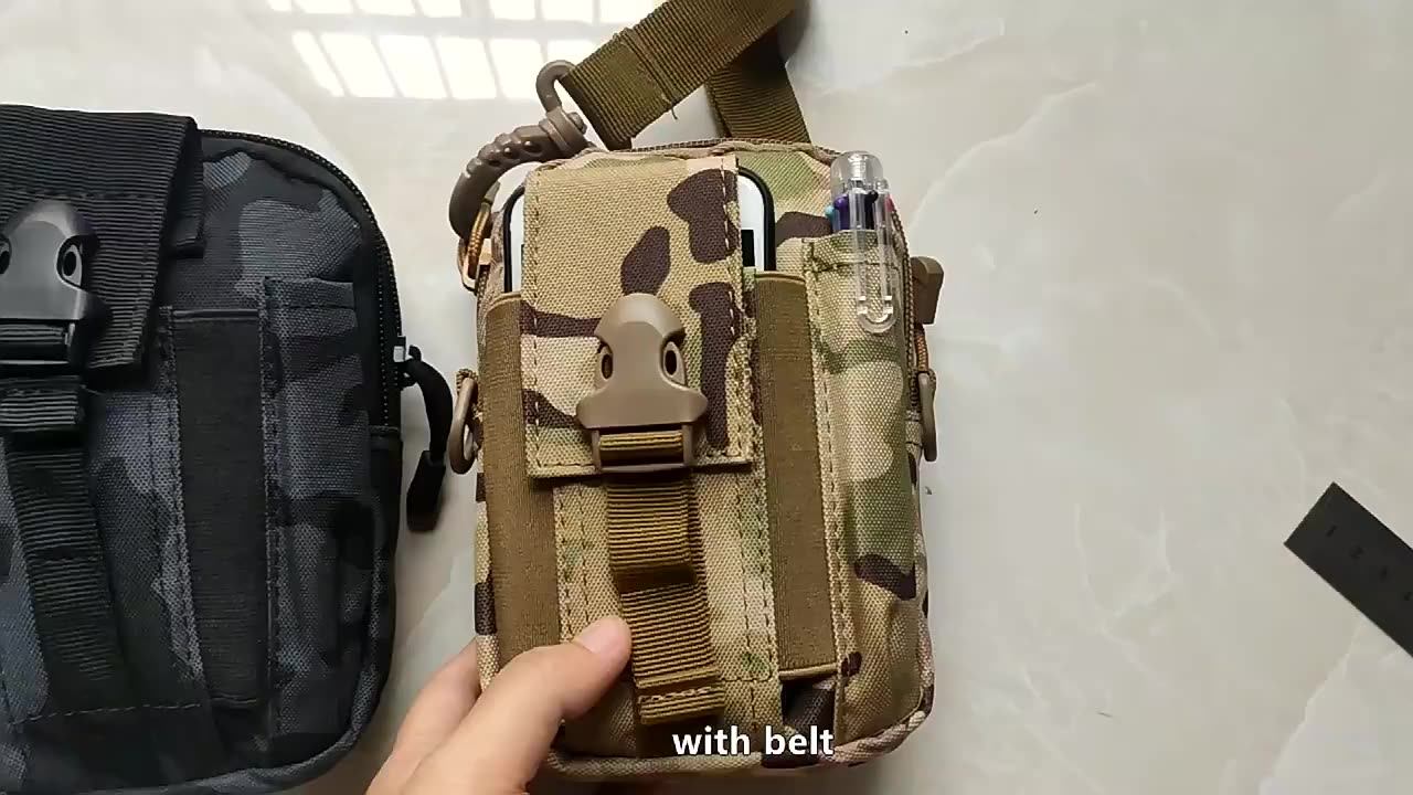 Heavy Duty Mini Side Waist Molle System Fanny Pack Admin Leg Edc ...