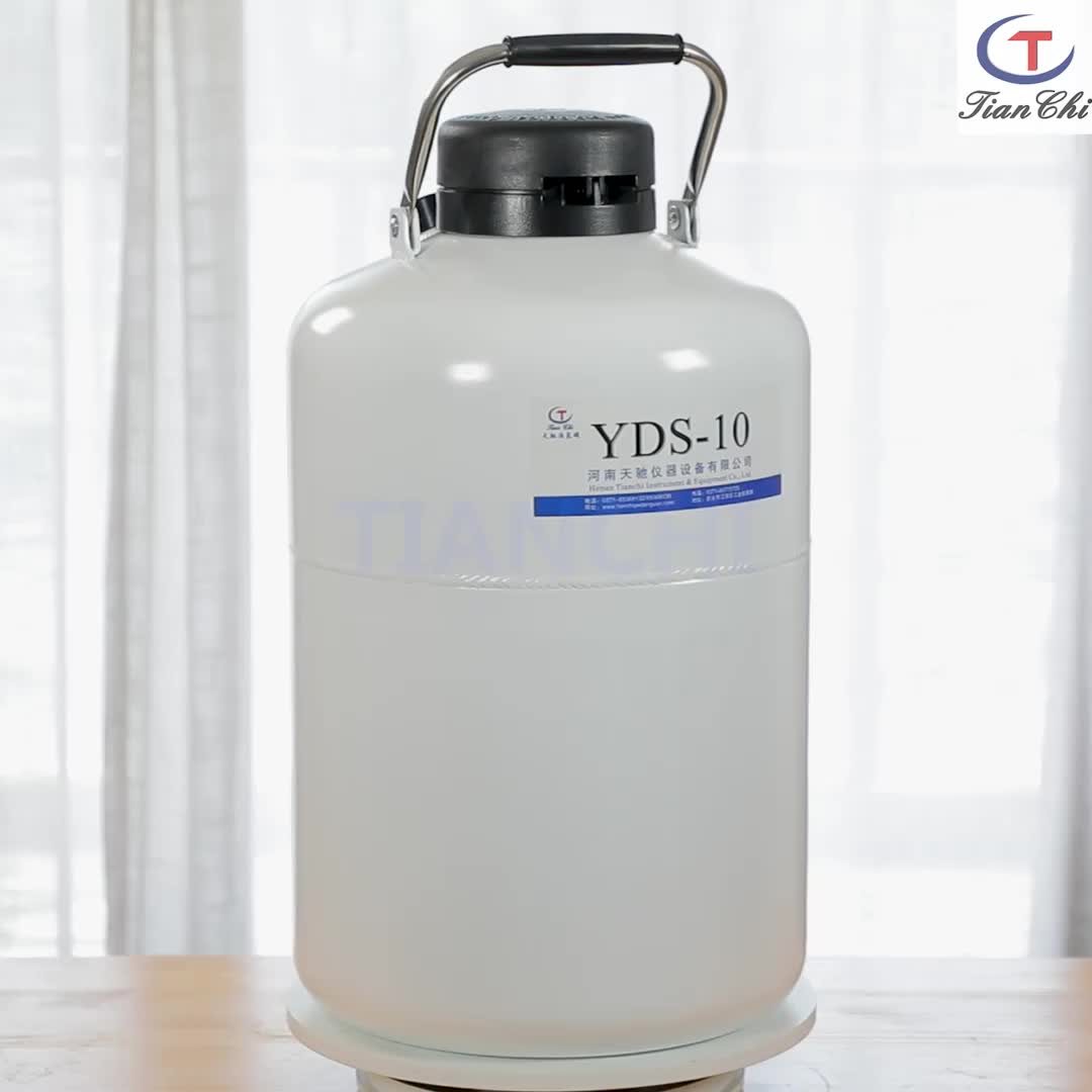 Small Dewar Vessel Flask 6l Cryogenic Cylinder Yds10 Portable Liquid Nitrogen Container Tank 10 ...