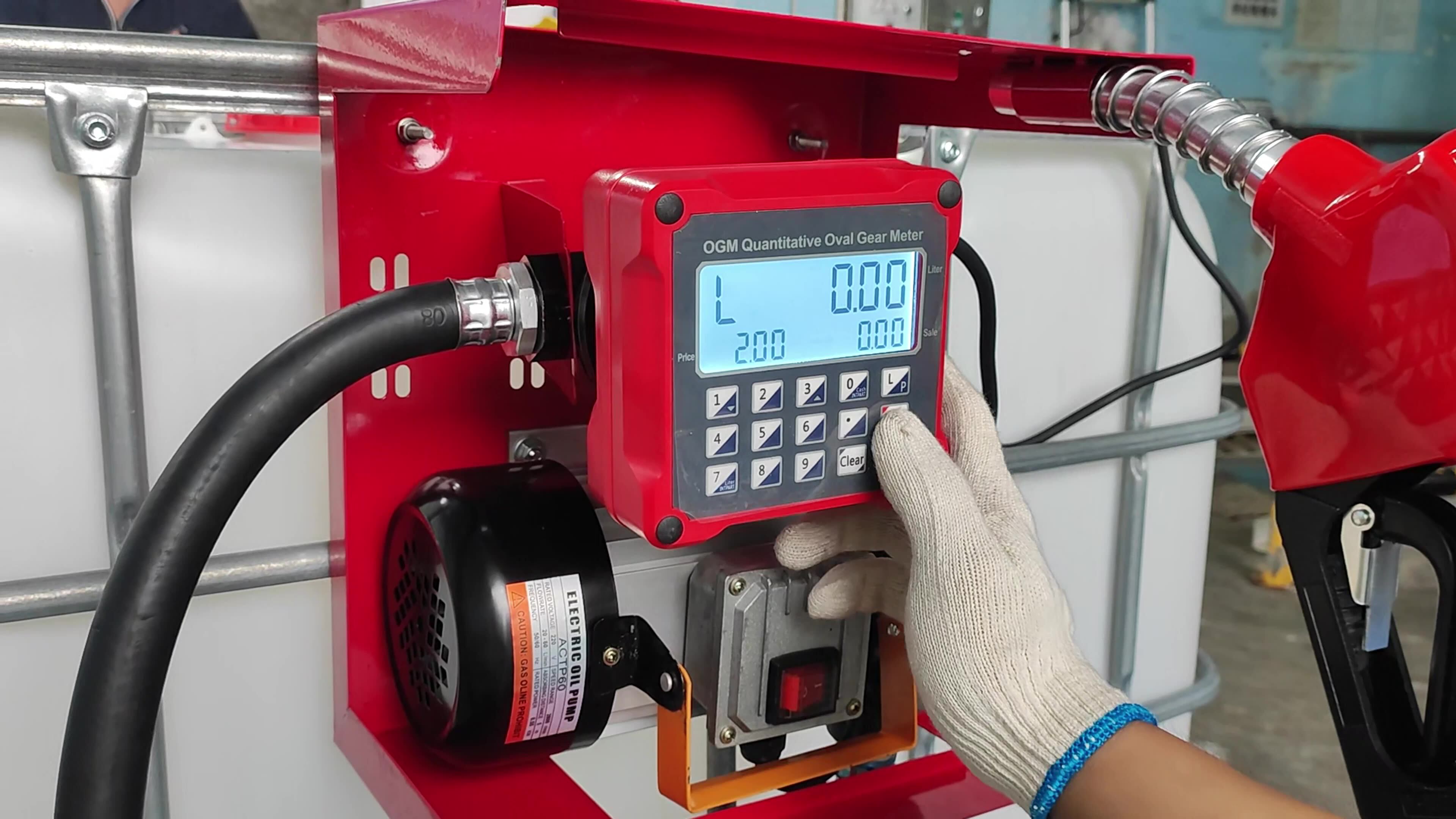 Portable Set Ibc Tank Oil Pump Petrol Fuel Dispenser 12v Petrol Fuel ...