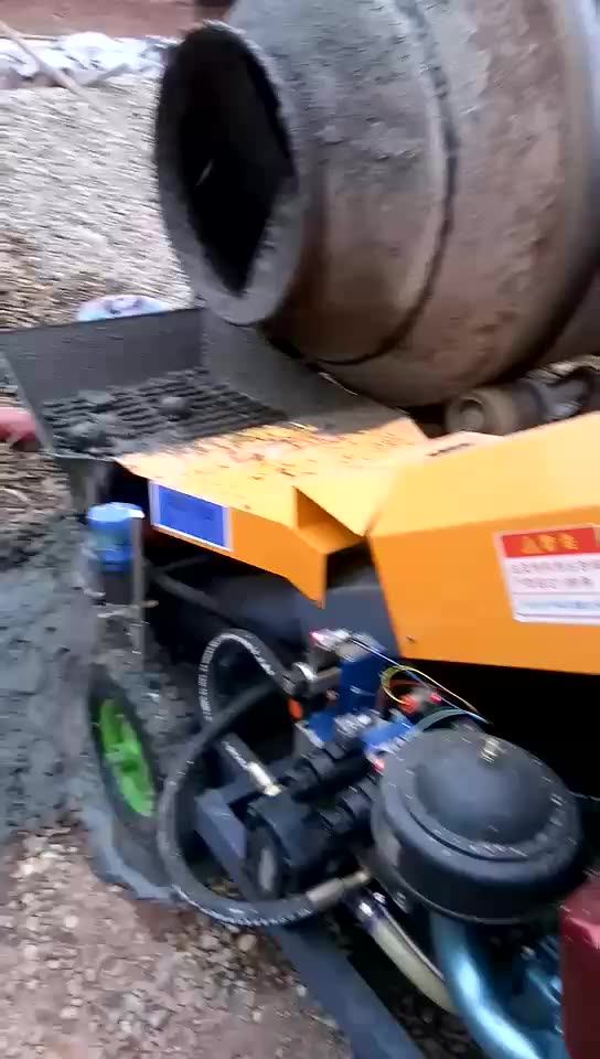 28hp Diesel Engine Secondary Structure Column Concrete Conveying Pump ...