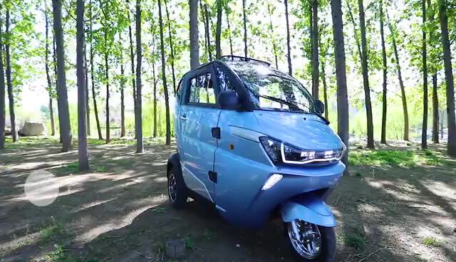 Eec Euro5 Fully Enclosed Moped Long Range Passenger Three Wheel Scooter ...