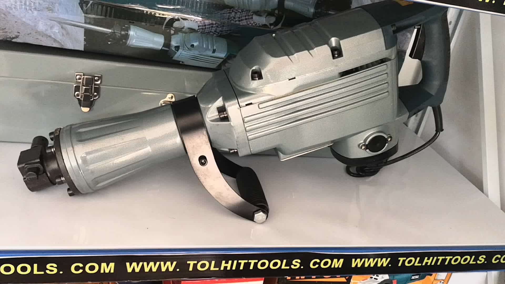 Tolhit 1500w Portable Concrete Demolition Breaker Rock Drilling Hammer ...