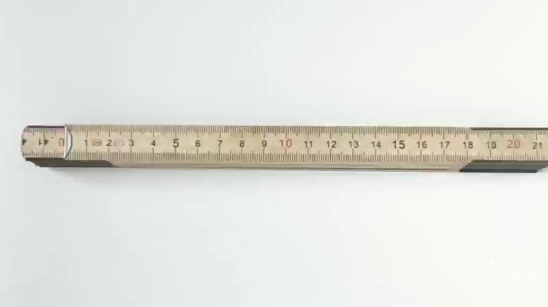 Birch Wood 2m 10 Folds Folding Ruler - Buy 2m Folding Ruler,Wood Ruler ...