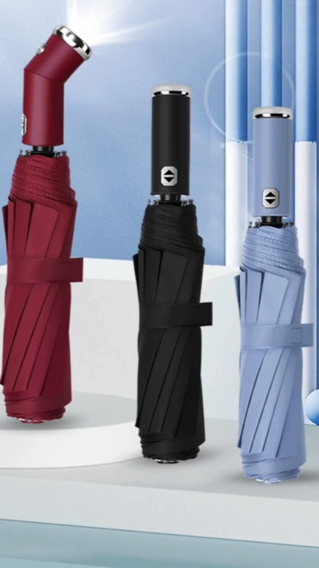 Agile Supply Chain Auto Open Folding Umbrella 180rotating Led ...