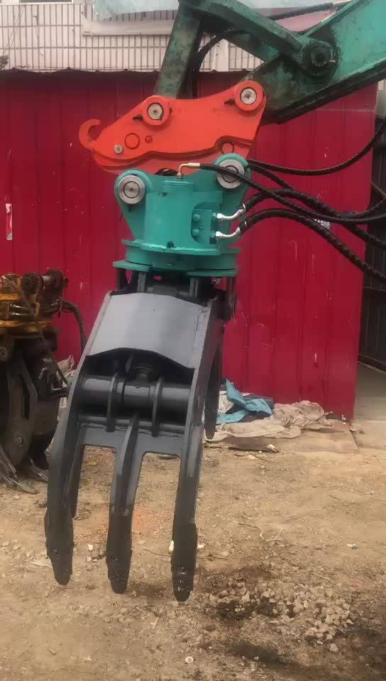 Hydraulic Excavator Rotating Grapple - Buy Excavator Grapple,Hydraulic ...