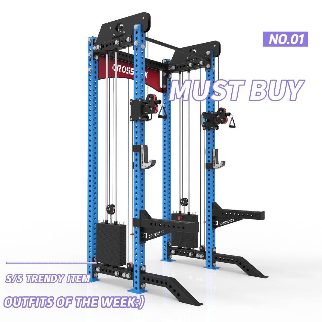 Crossmax Functional Power Rack Attachment Multi Power Rack 3*3 Cable ...