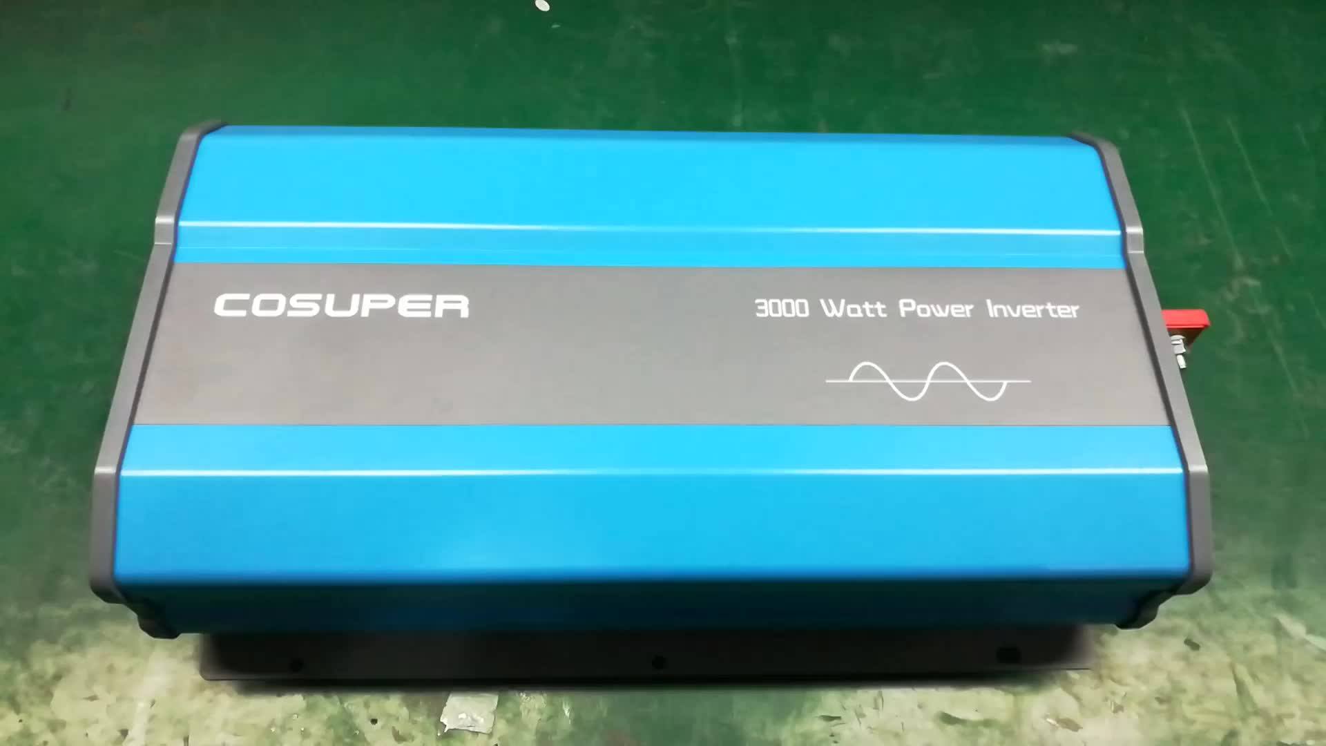 3000 Watt Inverter 12v 110v 3000w Pure Sine Wave 220v With Remote ...