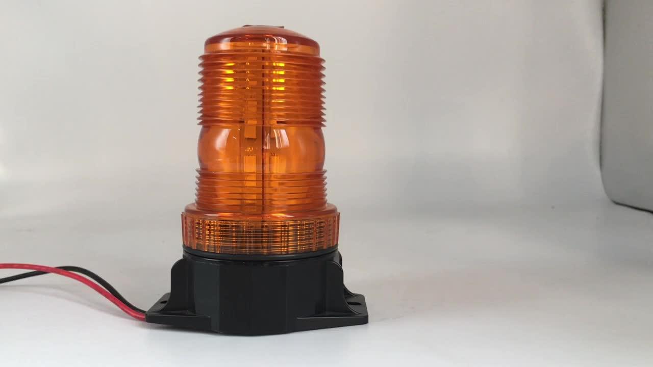 Screw Mount Warning Beacon Light Amber Blue Red Led Roof Top Strobe ...