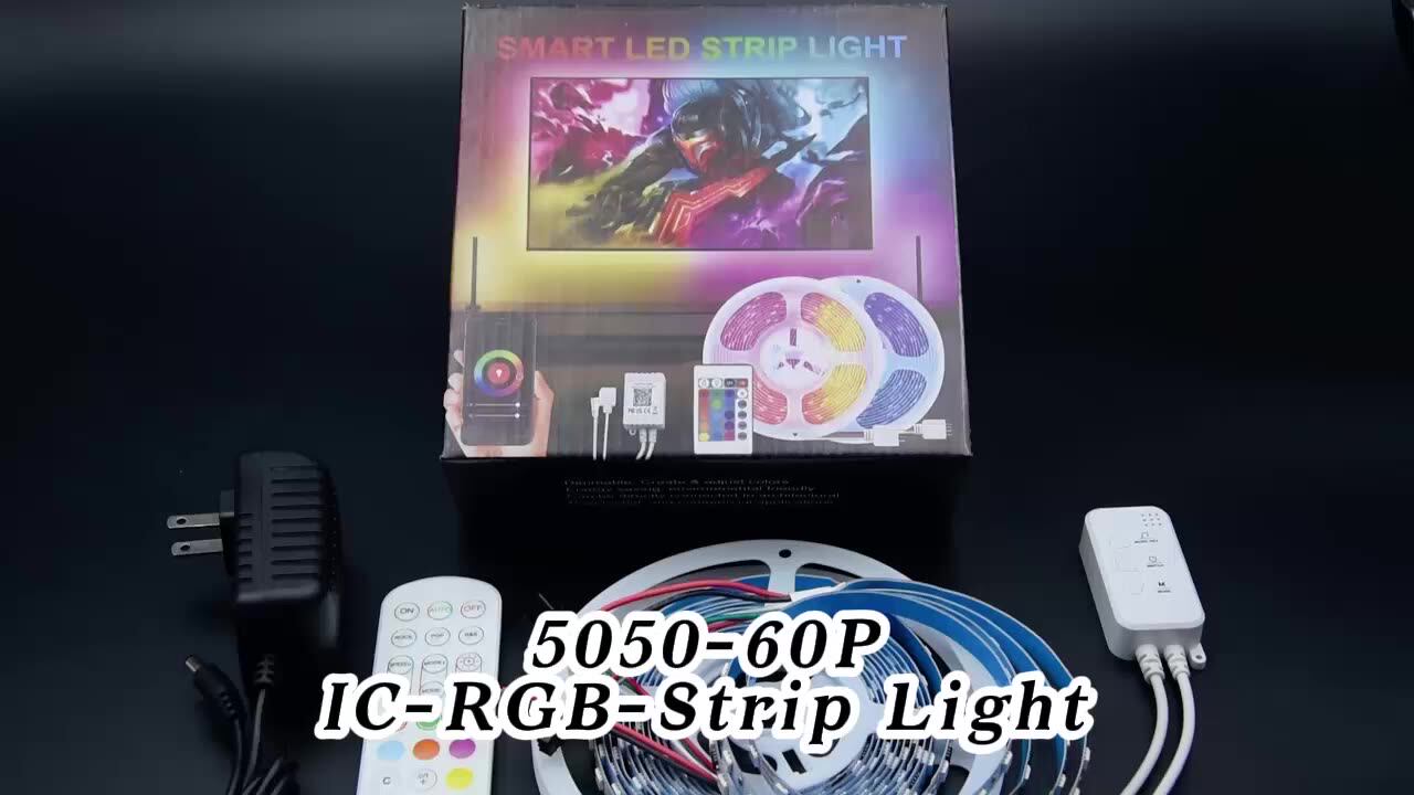 Ambient Lighting Kit Led Rope Light 24v Smart Music Sync App Remote ...