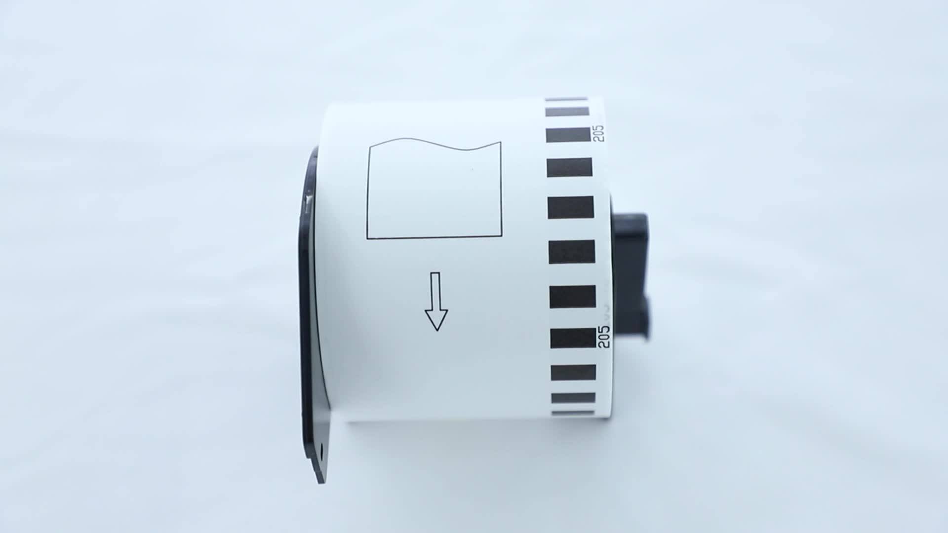 Dymo Label Printer Compatible Brother Dk-22205 Roll Tape Dk22205 ...