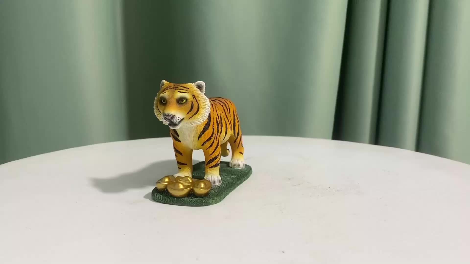 Wholesale Customized New Tiger Sculpture Resin Figurine Home Decorative ...