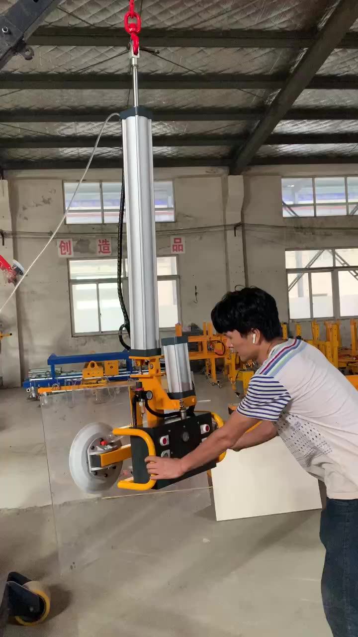Pneumatic Suction Cups Glass Lifting Equipment Vacuum Lifter With 4 ...