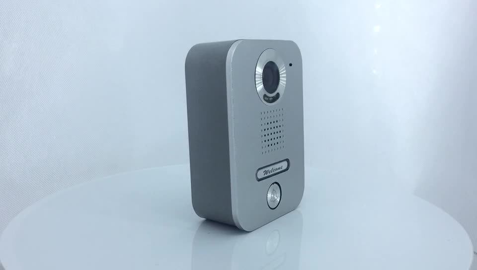 Intercom 2 Wire Video Door Phone For Villa Waterproof Doorbell Button ...