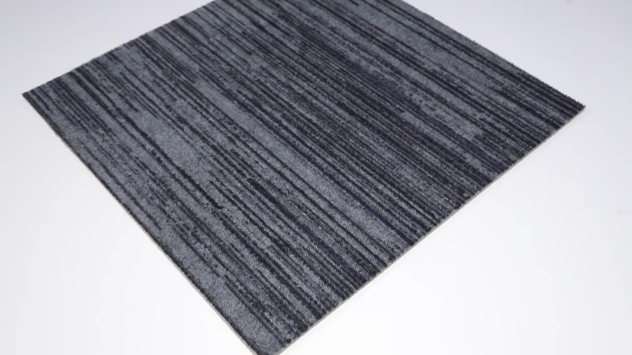 Luxury Office Carpet Tiles Pp Nylon Surface Pvc Backing Floor Square ...