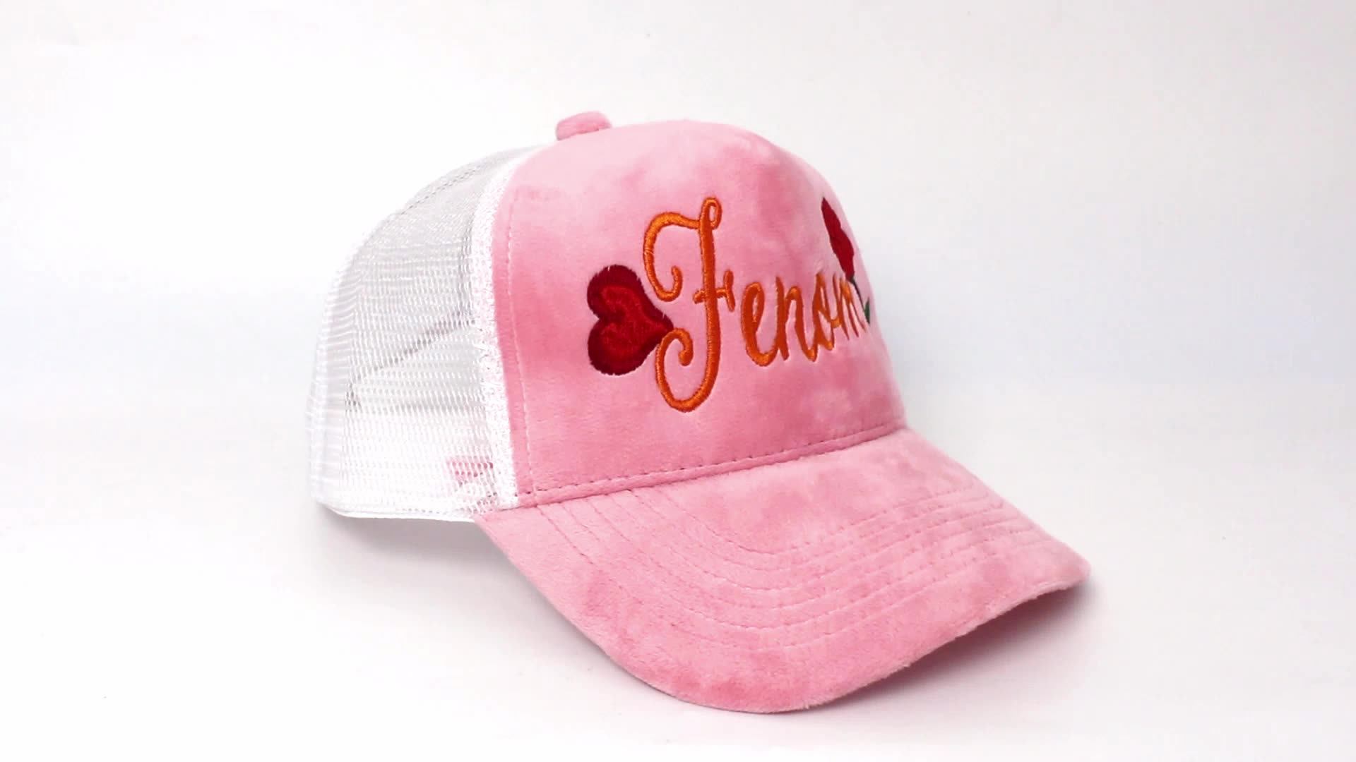 Hn05 Personnalisable Furry Trucker Hat Veracap Black Custom Fluffy ...