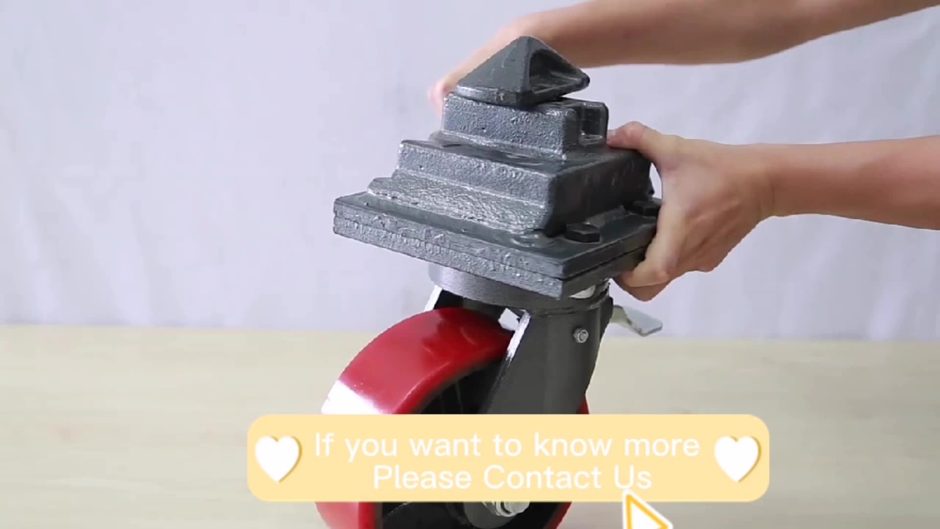 Heavy Duty 3 Tons Payload Iso Ss Shipping Container Castor Wheels ...