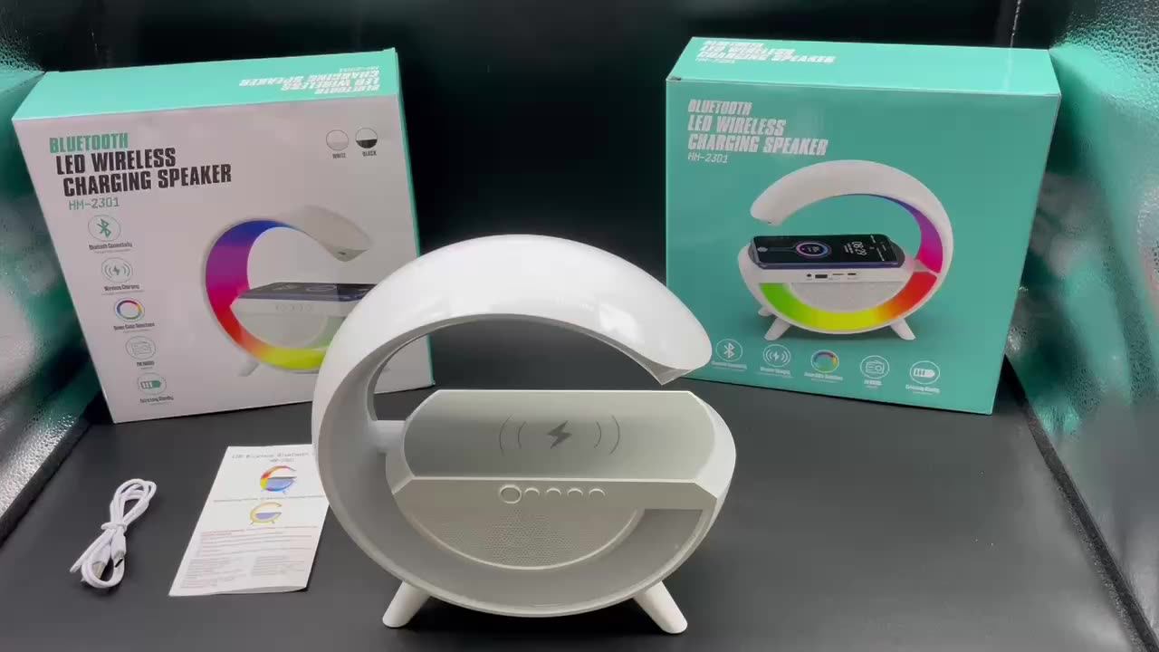 Big G Fm Radio Bt 15w Faster Charger 7 Color Rgb Light 5 In 1 Wireless ...