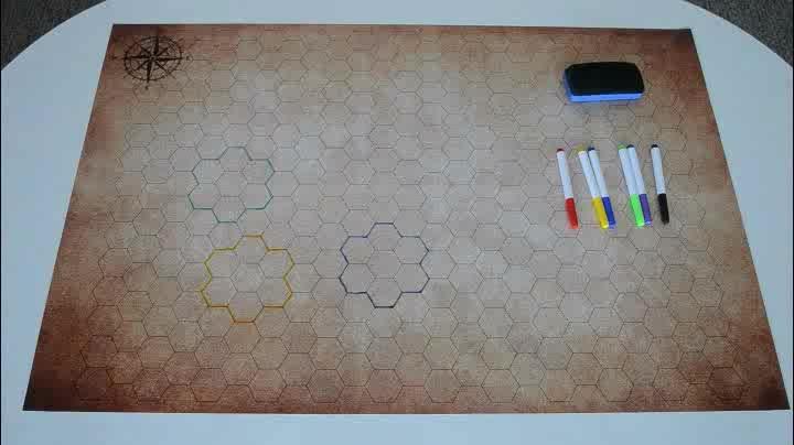 1.1-1a2 Dry Erase Tabletop Game Battle Grid Map Table Board Games - Buy ...