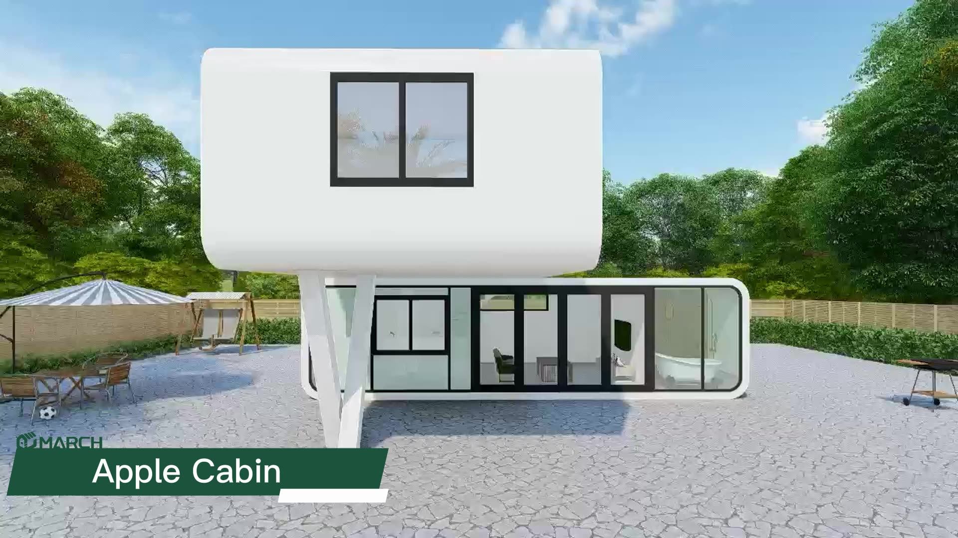 Prefab House Apple 20ft Outdoor Modern Popular Prefab House Mobile ...