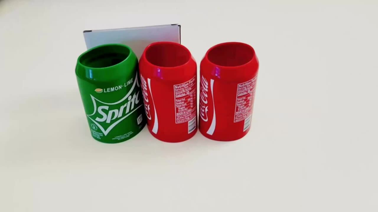 Factory Custom Hide Your Beverage Cola Beer Can Covers Silicone Can ...