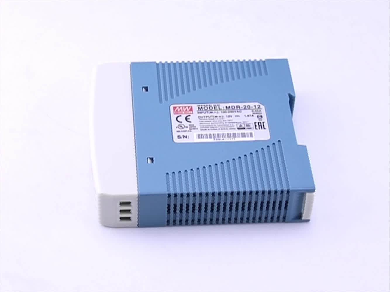 Mean Well Mdr-20-12 20w 12v Din Rail Power Supply 20w Plastic Din Rail ...