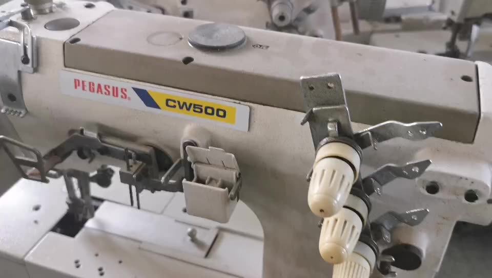 Pegasus Cw500 Series Taming Machine Three-needle,Five-thread Sewing ...