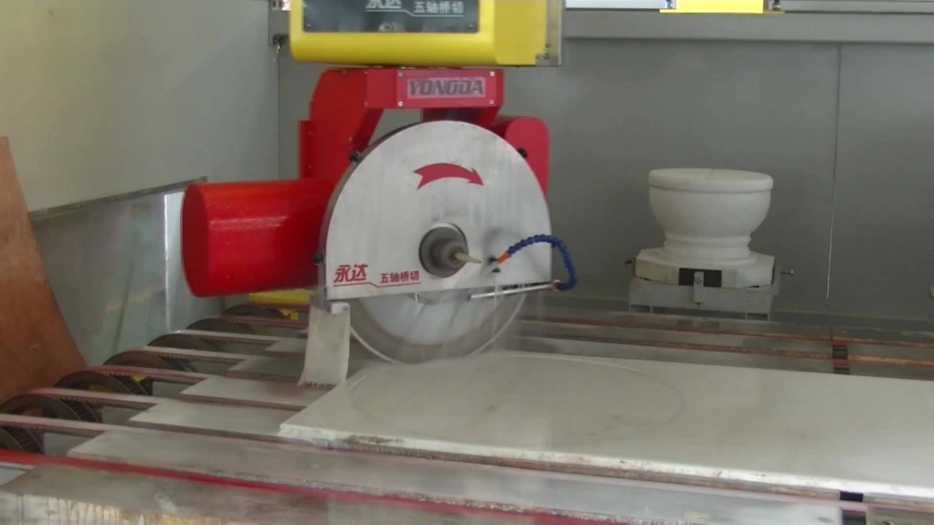 Yongda Yd3020a 5 Axis Bridge Stone Cutting Machine Granite Bridge Saw ...