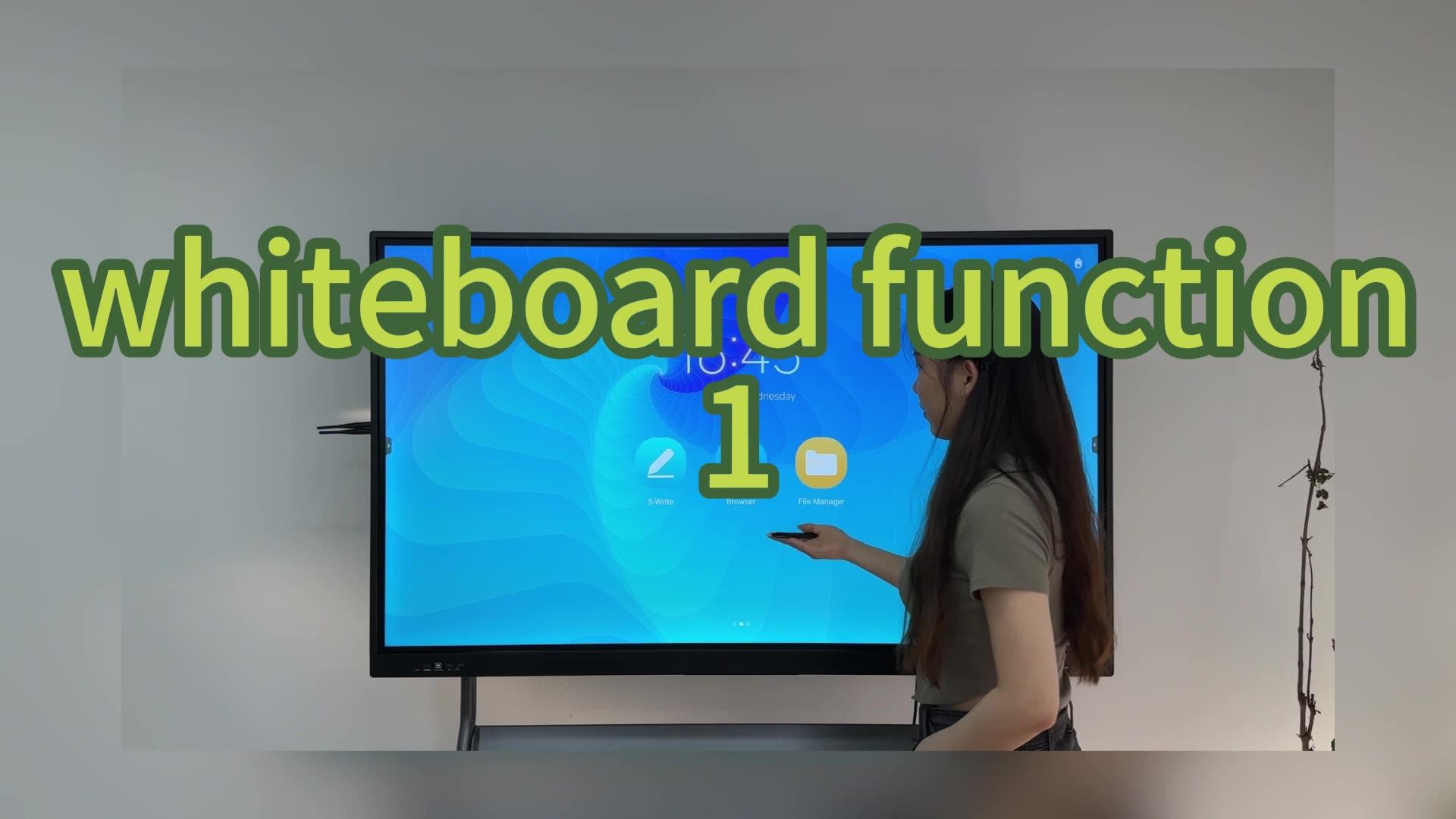 Gaokeview 86 Inch Interactive Flat Panel Anti Glare High Speed Touch ...