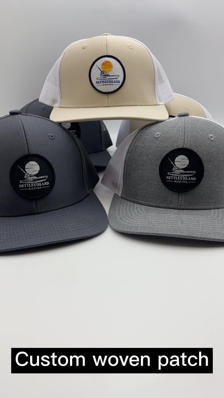 Custom Logo High Quality Cap Snapback Gorras Woven Patch Richardson 511 ...