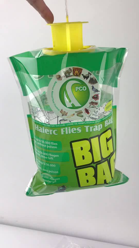 Hanging Plastic Fly Catcher Bag Fly Trap Hc4215 - Buy Colored Hanging ...