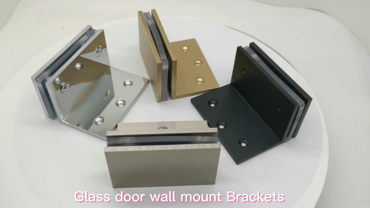 Wall Mount Glass Door Clamps Glass Fittings Shower Screen Pivot Hinges ...