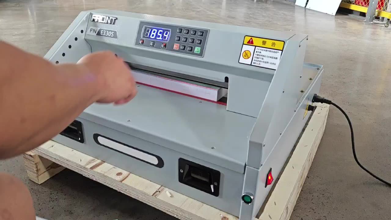 A4 330mm Desktop Electric Paper Cutter Automatic Paper Cutting Machine ...