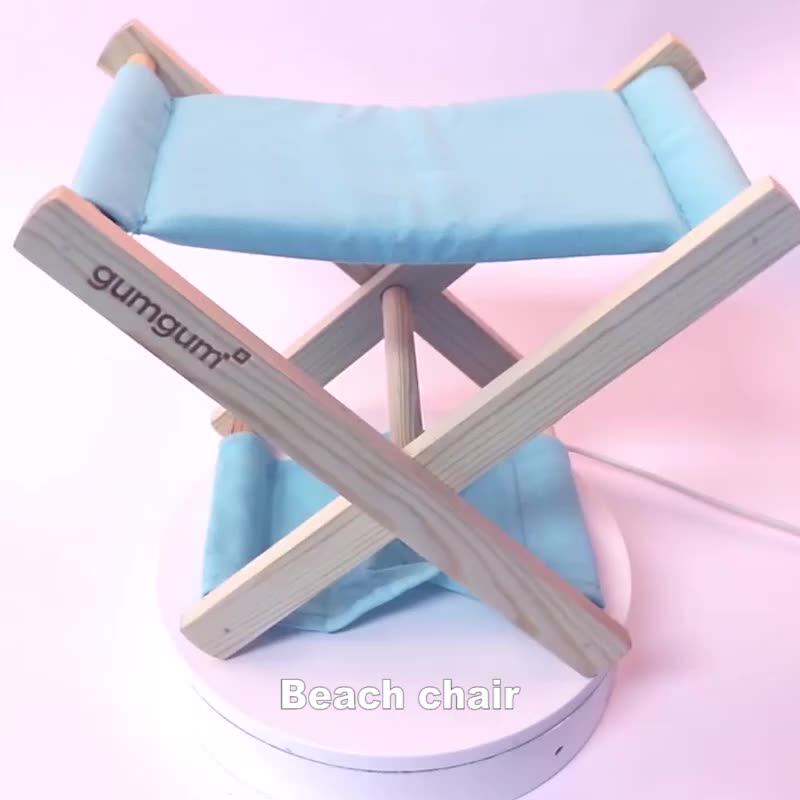 Wooden Outdoor Folding Lounge Chair Casual Wood Frame Canvas Chair ...