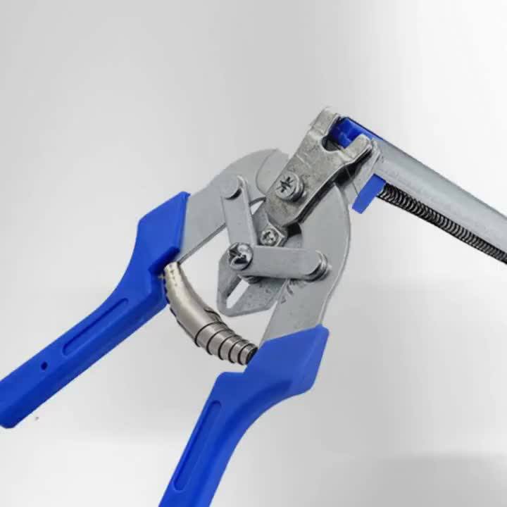 Small Crimp C Ring Gun Plier Bird Chicken Pigeon Rabbit Cage Clamp ...