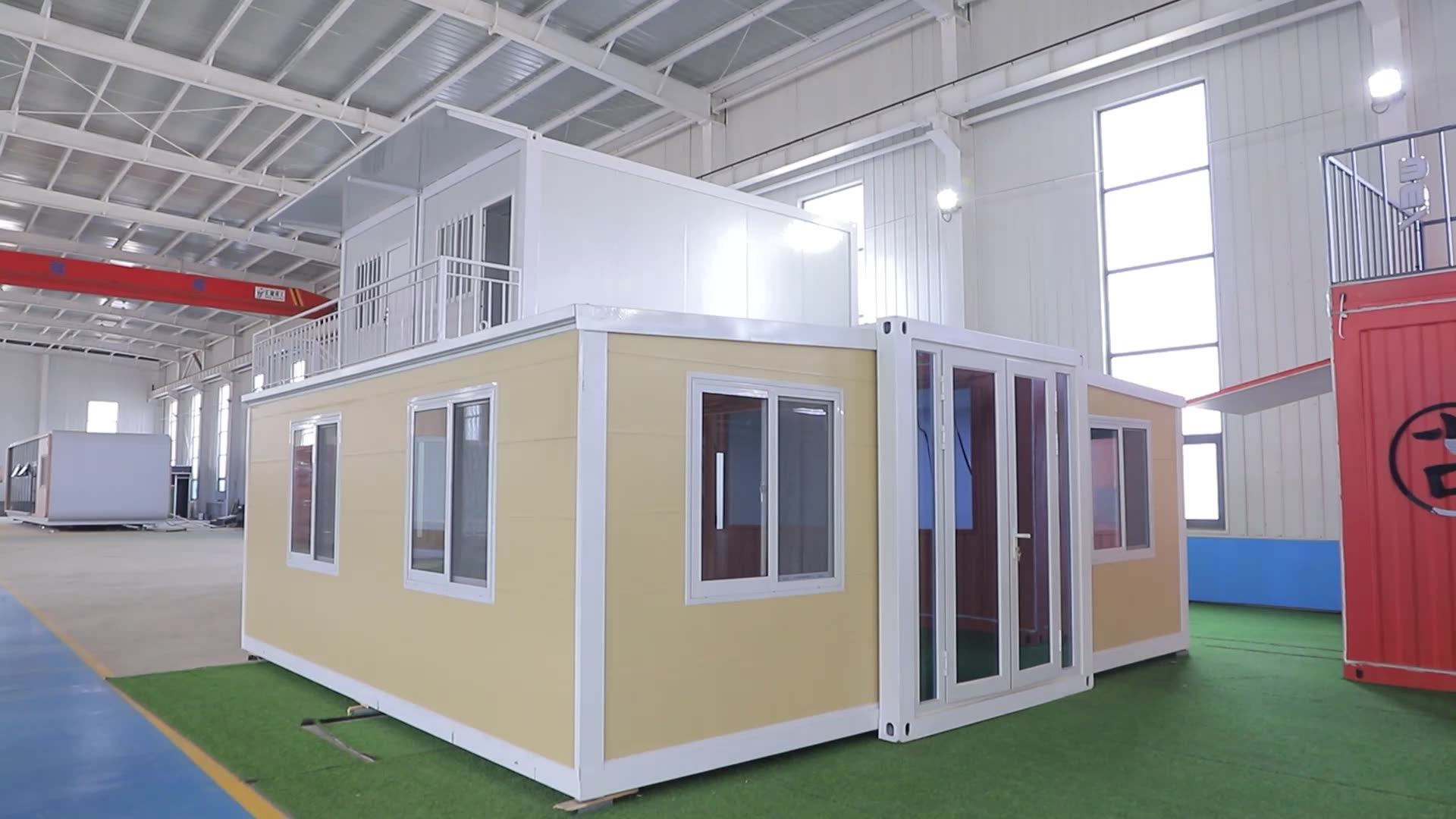 20ft 30ft 40ft Expandable Granny Flat Prefabricated Portable Expandable ...