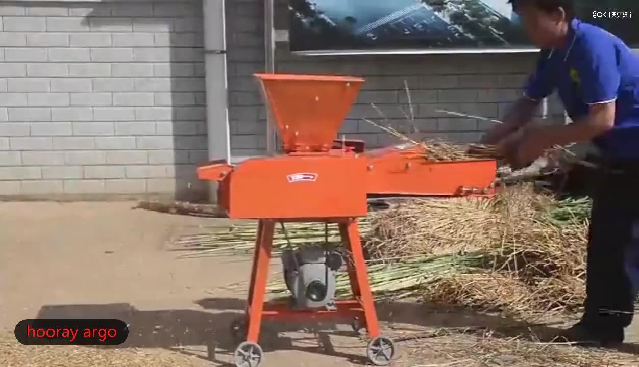 Cow Sheep Paddy Straw Cutting Grass Hay Corn Maize Silage Wheat Stalk ...