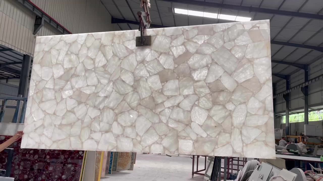 Natural Transparent Semi Precious Gemstone Cristallo Smoke White ...