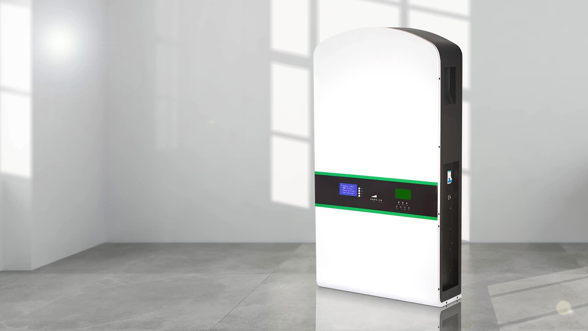 Wall Mounted 48v 100ah 200ah Teslas Powerwall Package Solar Inverter ...