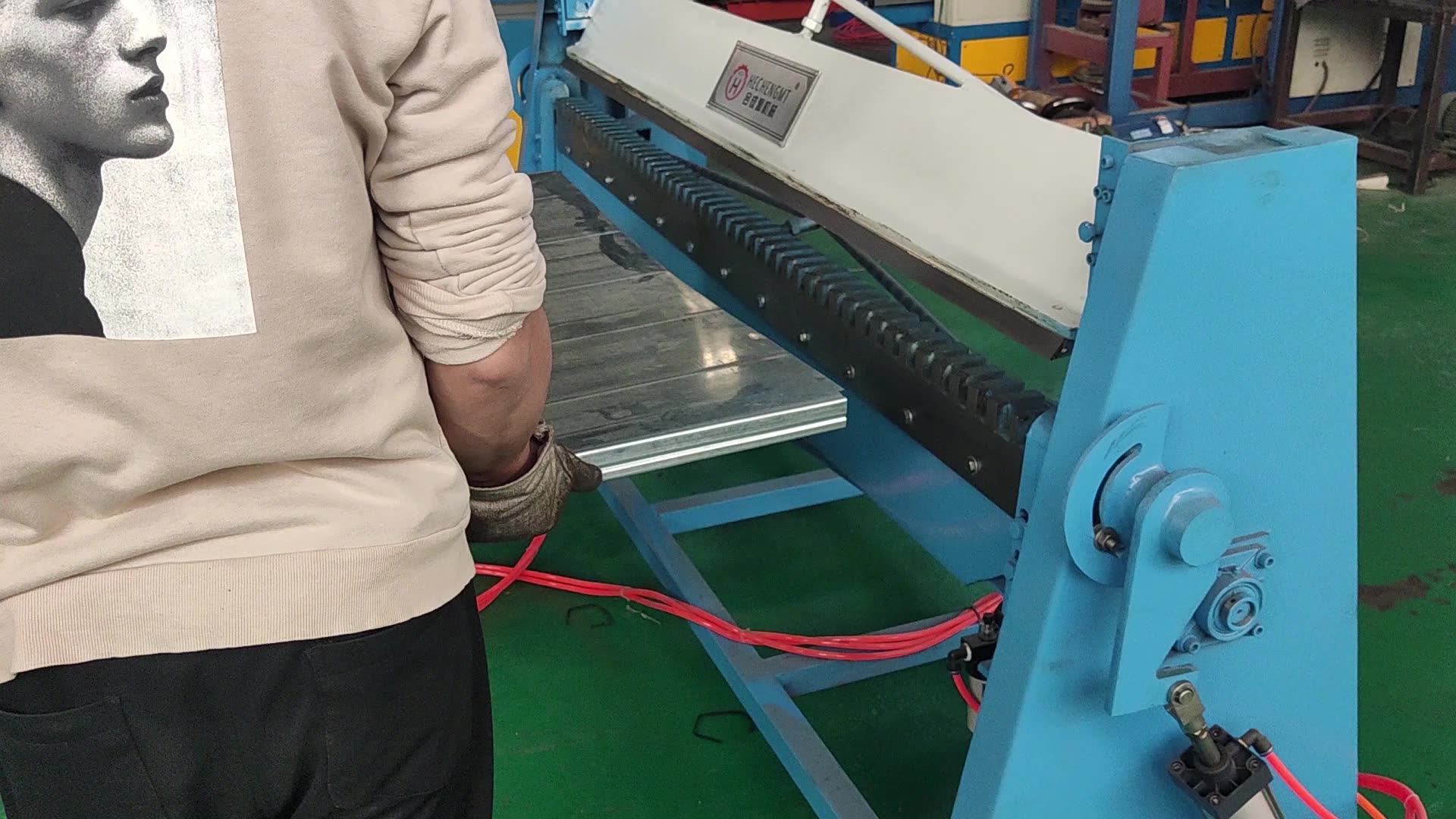 Hvac Air Pipe Metal Sheet Bending Machine Pneumatic Tdf Folder - Buy ...