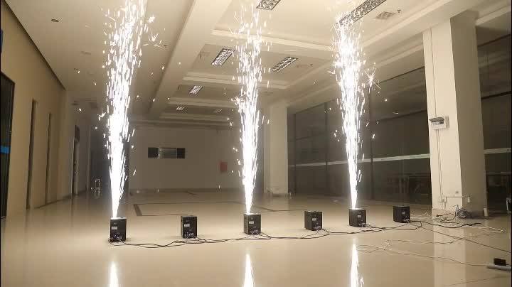 600w Dmx And Remote Control Mini Cold Spark Fountain Machine Indoor ...