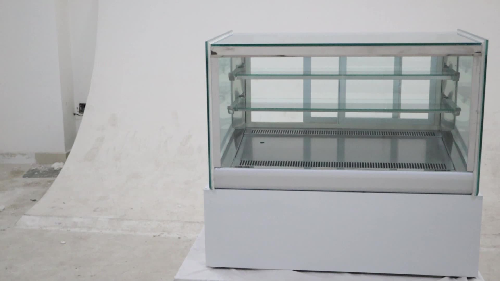 Rectangular Style Counter Top Cake Showcase Air Cooling Mini Cake ...