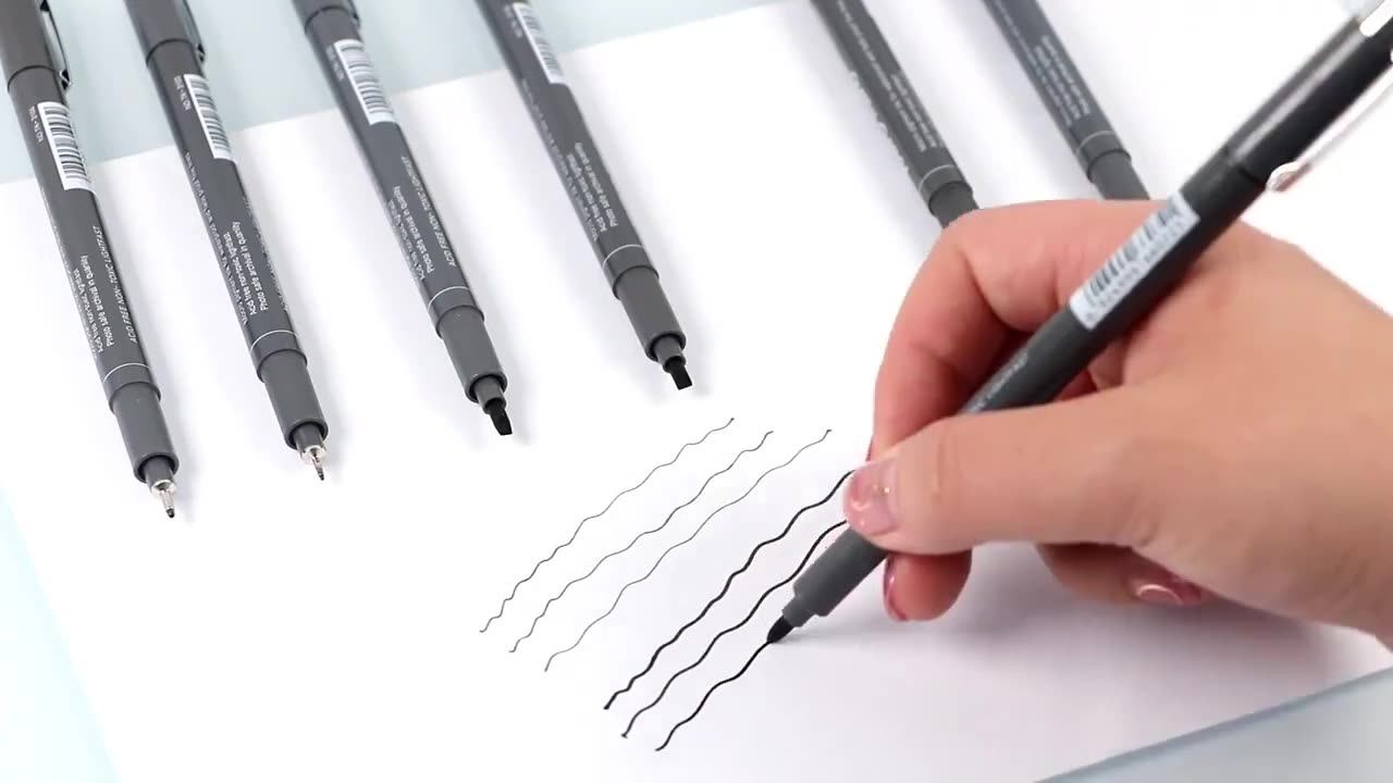 High Quality Fine Point Marker Pen Pigment Fineliners Pen For Drawing ...