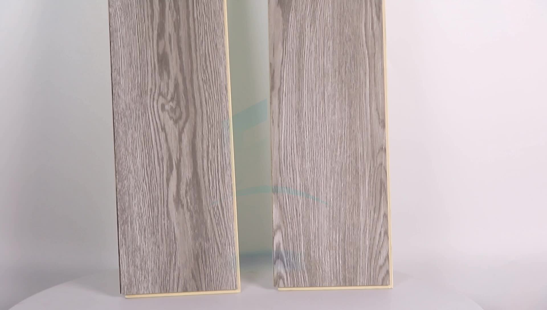 Grain Waterproof Piso Pvc Wooden Click 5mm Commercial Lvt Vinyl ...