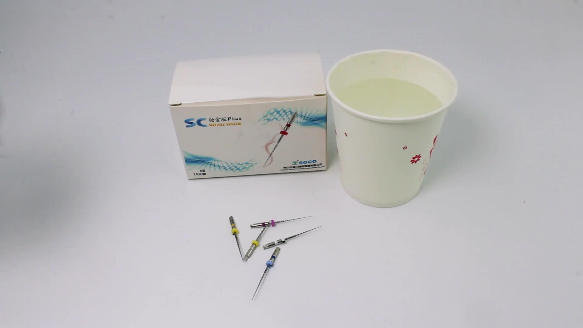 Soco Controlled Memory Niti Files Heat Activated Dental Root Canal File ...