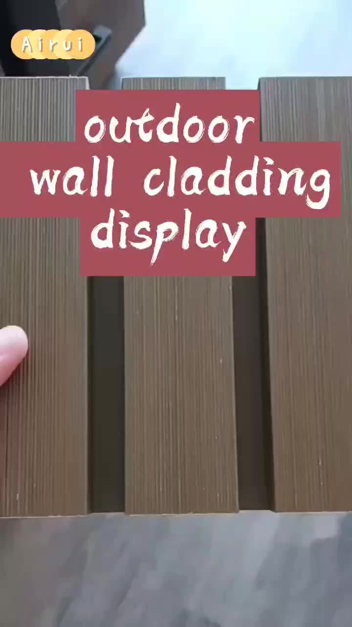 Eco Wood Luxury Exterior Wall Cladding Panel Decorative Uv Resistant ...