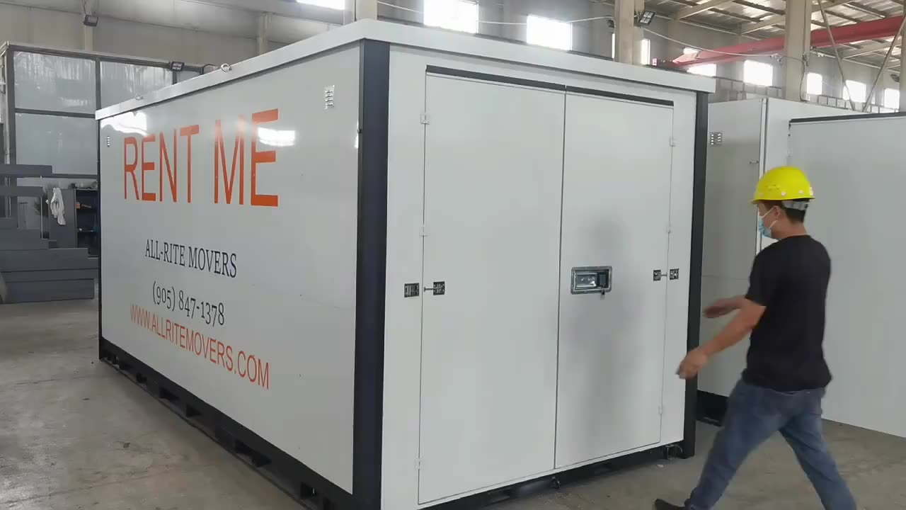 Flatpack Containers Foldable Units Cabin Prefab Houses 9ft 19ft Customized Color Stackable - Buy ...